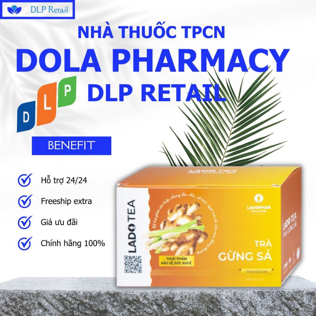 Lado Tea Premium Ladophar ginger and lemongrass Tea supports relaxation ...