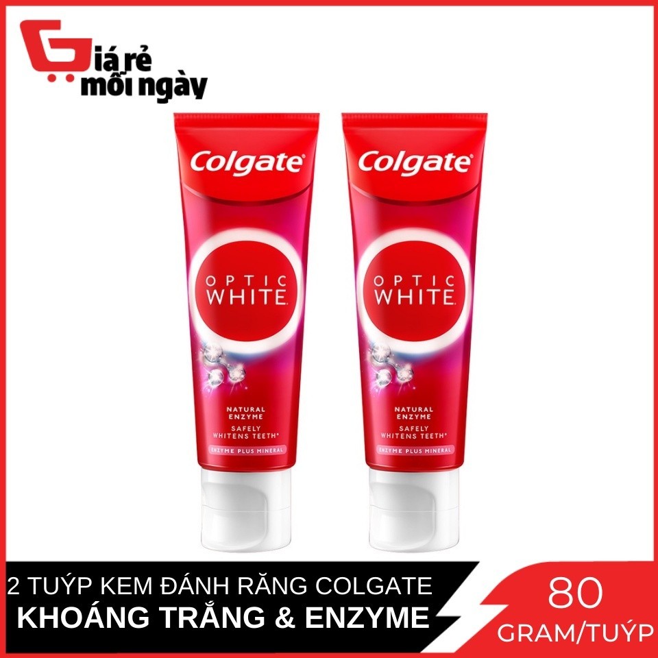 Colgate Optic White Toothpaste from Natural Enzymes 80g Tube | Shopee ...