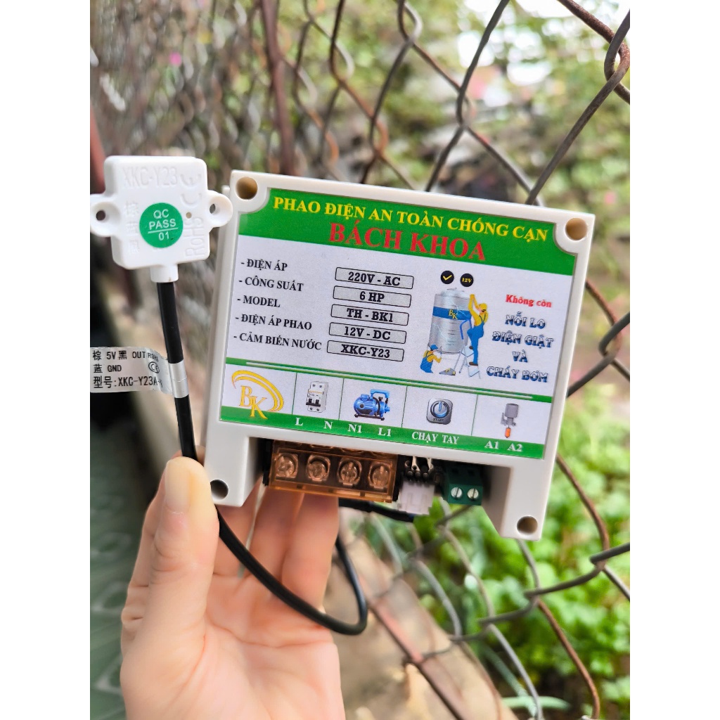 BACH KHOA SAFETY ELECTRIC FLOAT 12V FIRE-PROOF PUMP Relay, PUMP ...