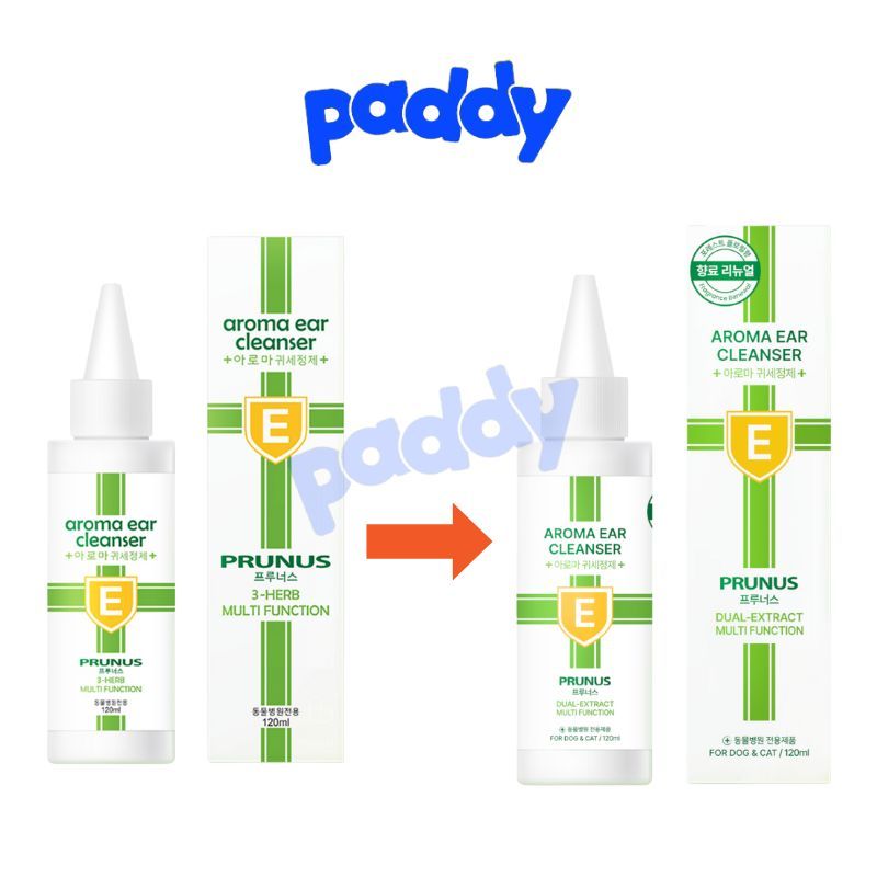 Prunus Aroma Ear Cleaner 120ml Dog Ear Cleaner Cat Ear Cleaner (Korea ...