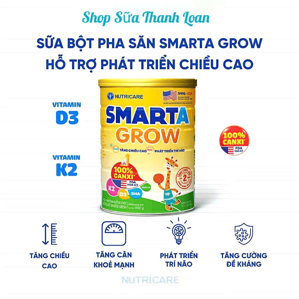 [November 2026] COMBO 4 CANS Nutricare Smarta Grow Powdered Milk 850g ...