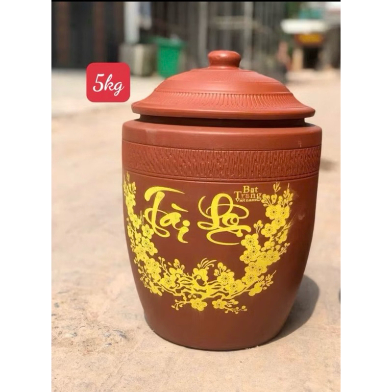 Tai Loc rice jar 5,8kg, Rice jar, Tai Loc rice jar, Ceramic rice jar ...