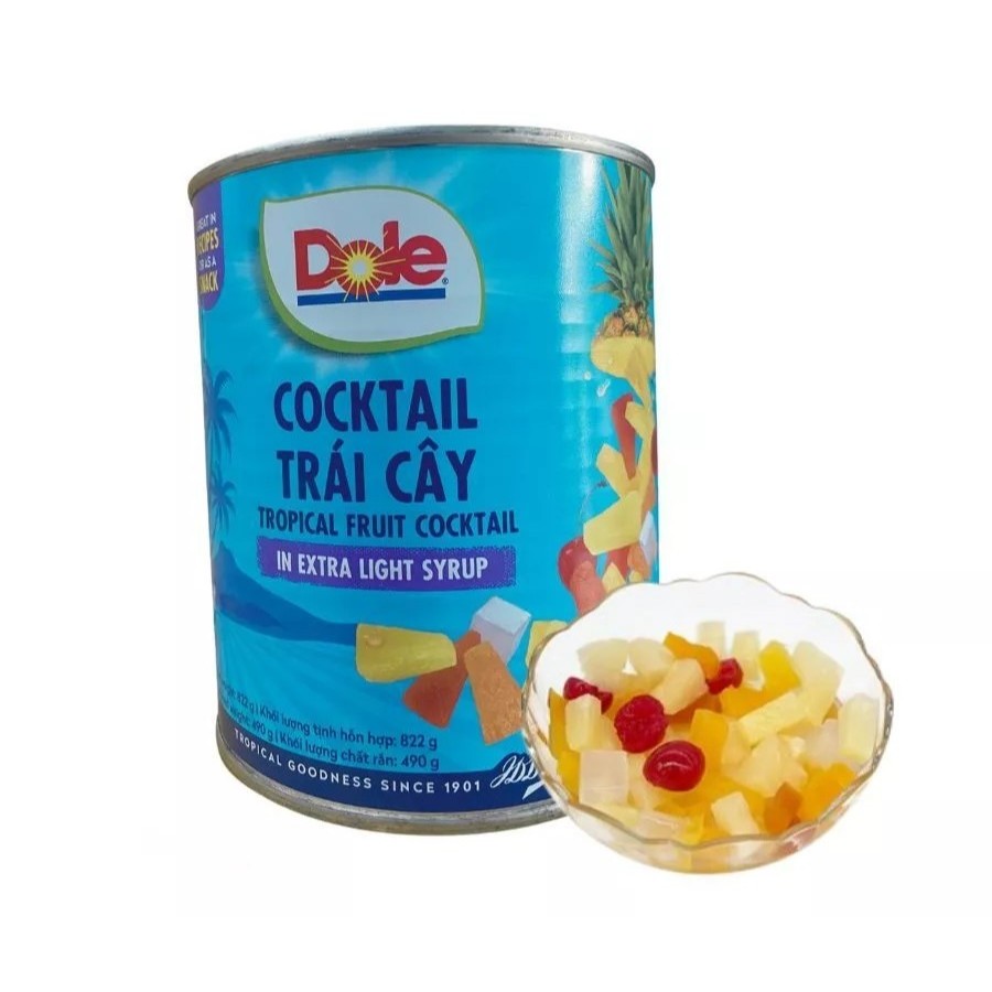Dole -- 822g can -- Tropical Fruit Cocktail MADE PHILIPPINES Tropical ...