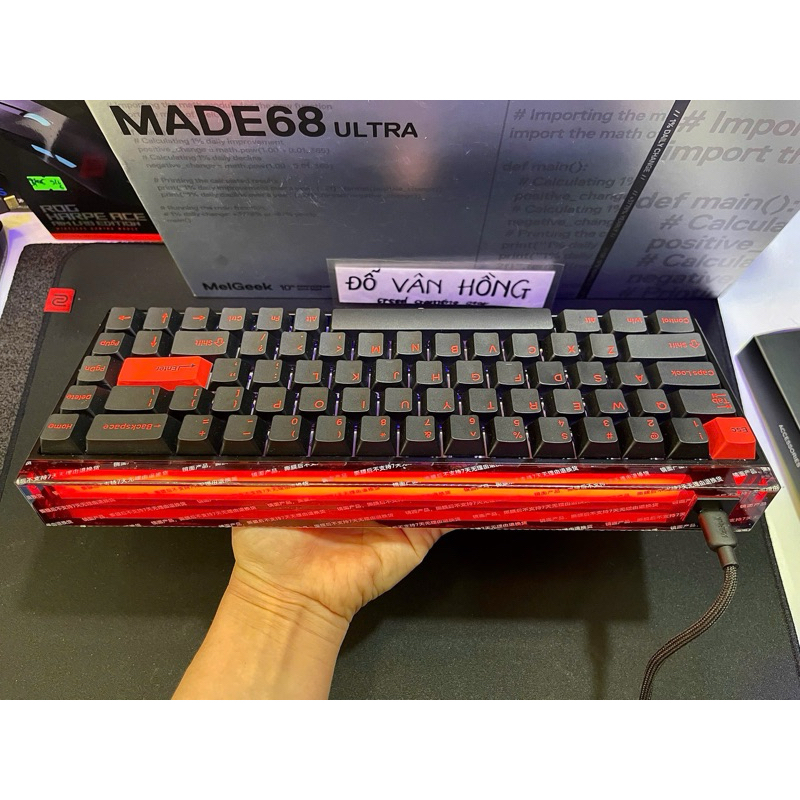 (GENUINE 12 months Vietnam) HE Melgeek Made68 Pro+ magnetic keyboard ...