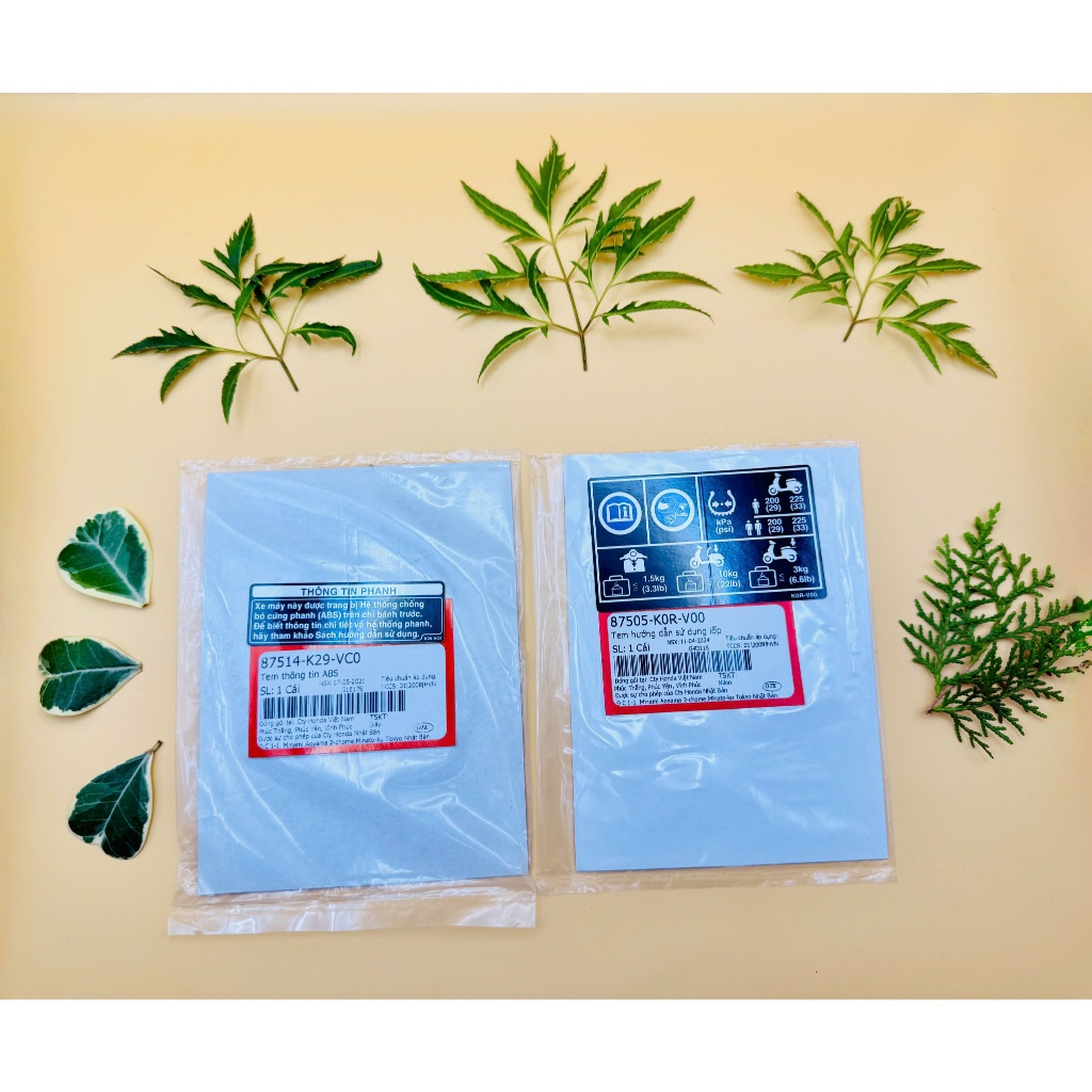 Specification stamp + ABS STAMP SH 125 150 160 2020 2021 2022 2023 ...
