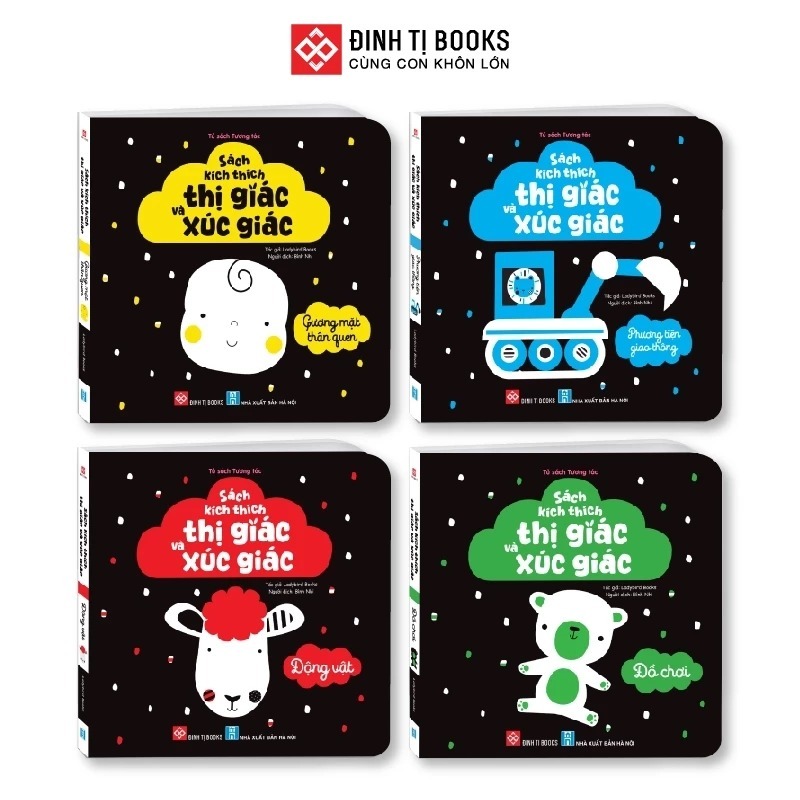 Book - Visual and tactile stimulation book, complete set of 4 volumes ...