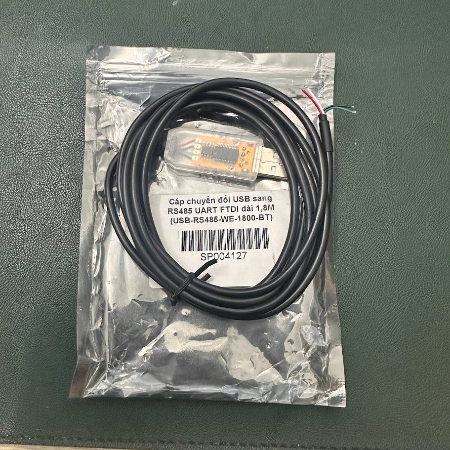 Usb to RS485 UART FTDI conversion cable 1.8M long (USB-RS485-WE-1800-BT ...