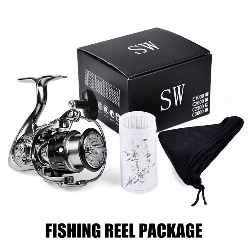 Shimano STella SW Fishing Reel - All Metal Fishing Reel - Vertical Lure ...