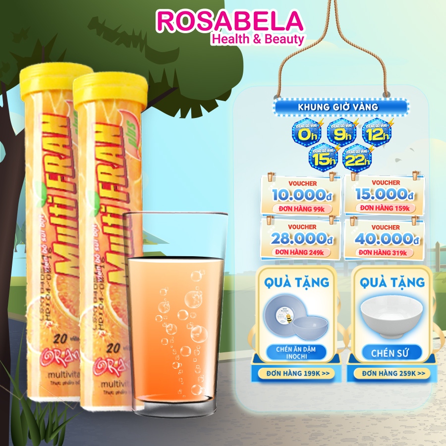 Effervescent tablets supplemented with vitamin C to enhance resistance ...