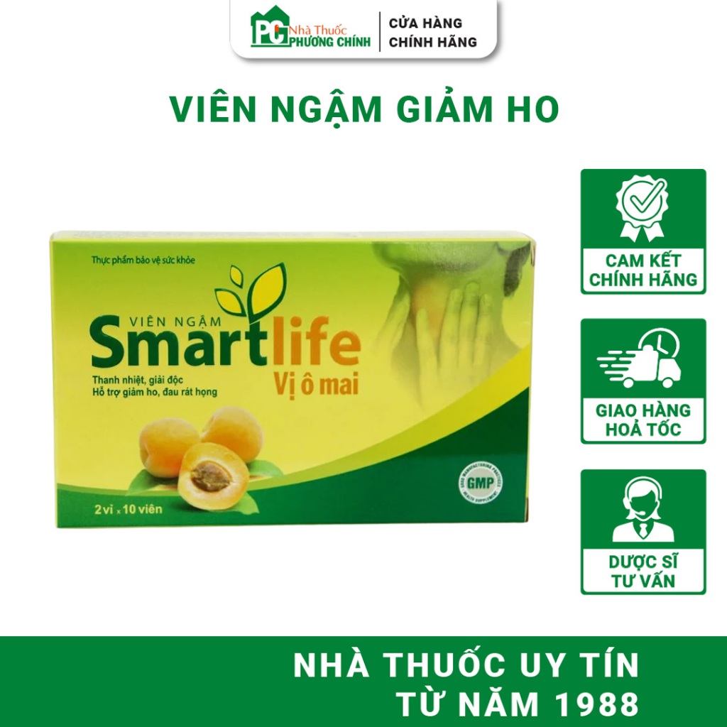 Smartlife Lozenges with Apricot Flavor Helps Relieve Windy Cough, Dry ...