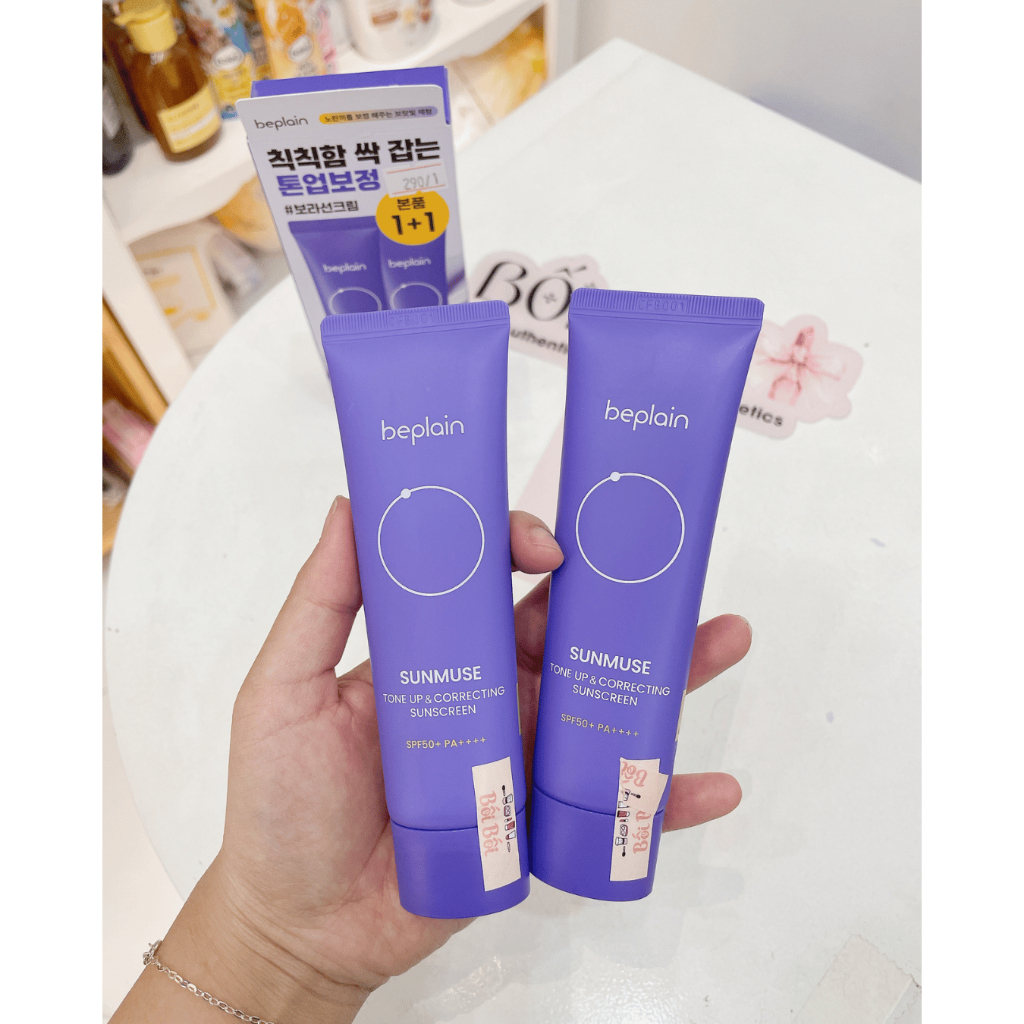 Beplain Sun Muse Tone Up and Correcting Sunscreen 50ml (separate set ...
