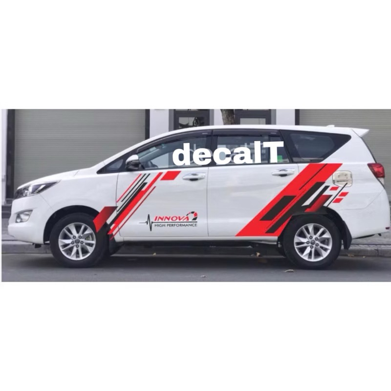 New Model Innova Rib Sticker. New Model Innova Car Side Sticker (I0209 ...