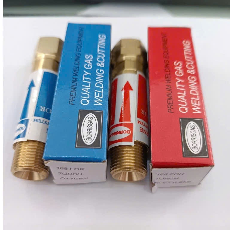 OXY Anti-backfire valve installed for oxygen cutting arm, stone wind cutting arm, 17mm threaded ...