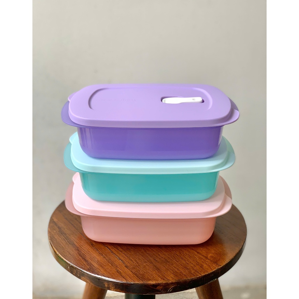 TUPPERWARE CRYSTALWAVE PLUS FOOD CONTAINER 1L – MICROWAVE OVEN ROTATION ...