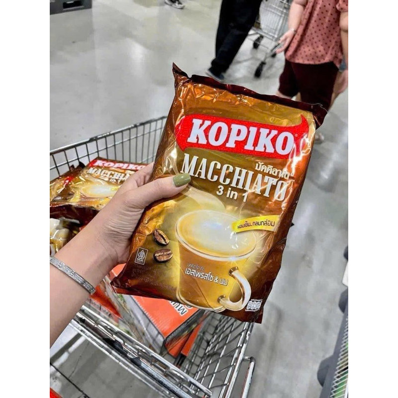 Kopiko Matchiato Thai milk coffee, bag of 20 packs, 20g | Shopee Singapore