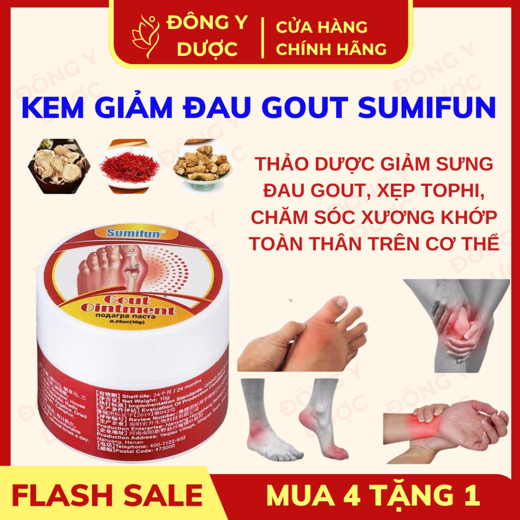 [Genuine] SUMIFUN Gout OINTMENT Gout Cream Herbal Reduces Swelling Pain ...