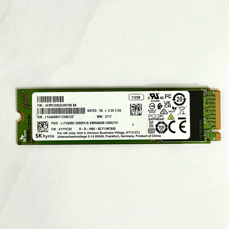 Ssd M2 Nvme SK Hynix BC711 512gb gen 3 | Shopee Singapore
