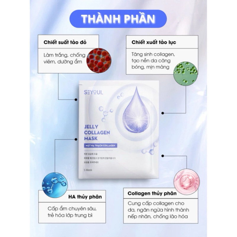 Korean Seyoul Collagen Jelly Mask, Jelly Collagen Mask Whitening ...
