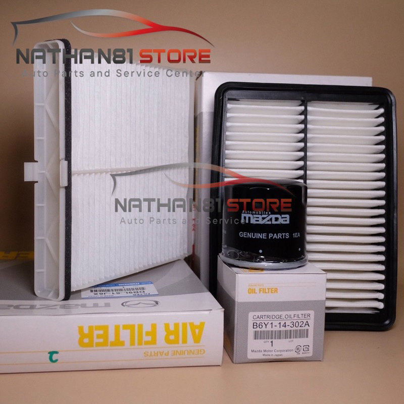 [Combo] 3 Maintenance Filters for Mazda 2(14-23), Mazda 3(1.5)(14-20 ...