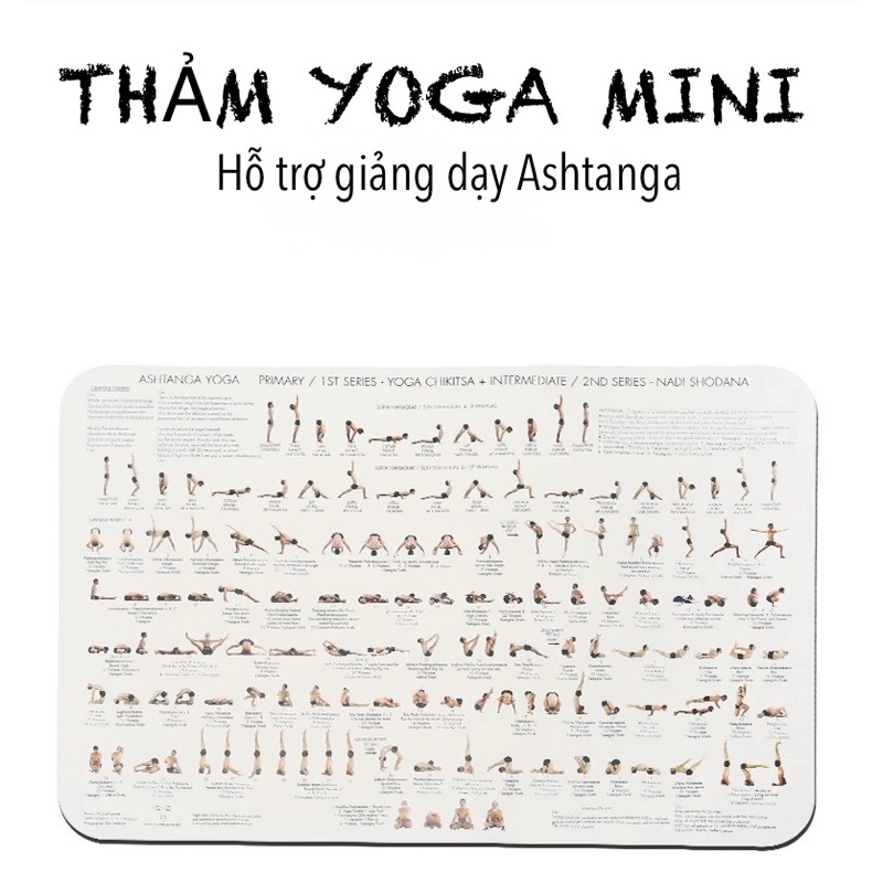 MINI RUBBER YOGA MAT (Ashtanga teaching support) | Shopee Singapore
