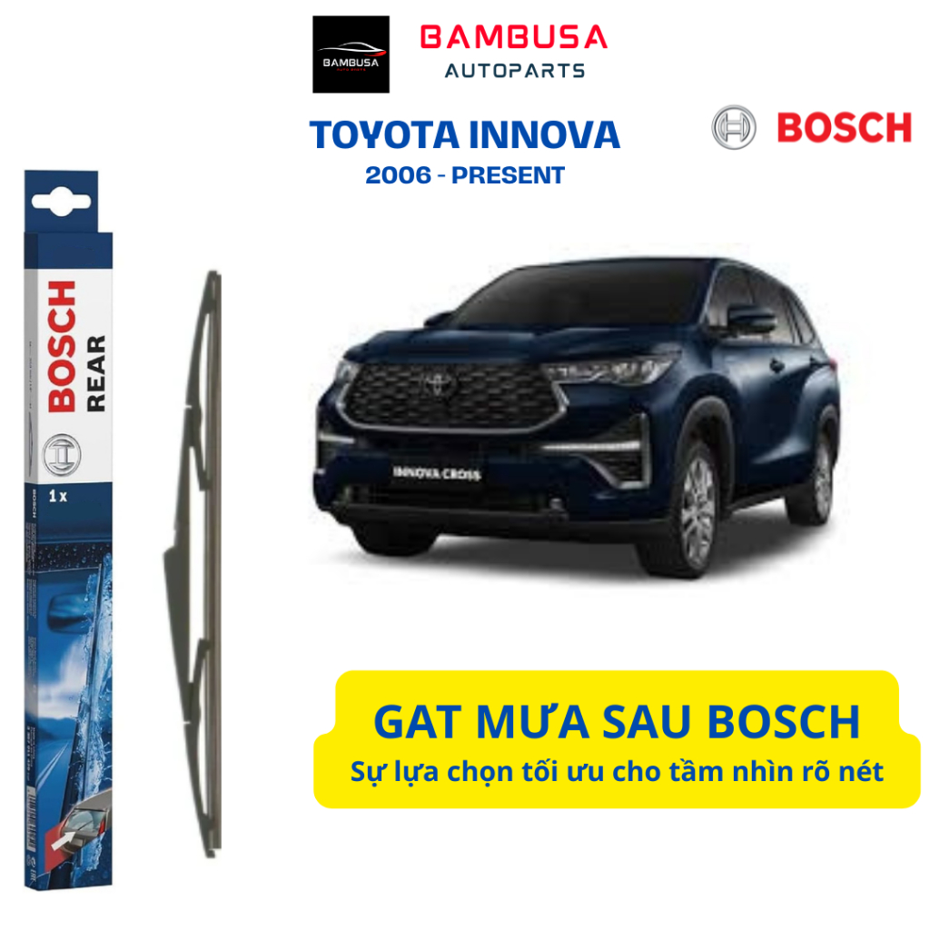 Rear wiper for TOYOTA INNOVA - BOSCH H307 H309 H290 H316 genuine (2006 ...
