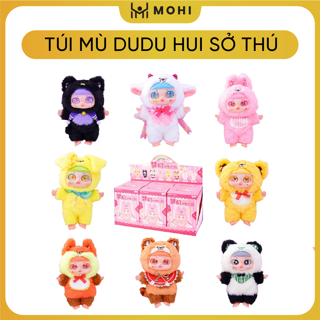 Set of 6 Dudu Hui Zoo random blind box - Height 20cm - Weight 500gram ...
