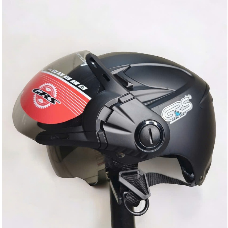 Grs A966K half-head helmet with 2 glasses, 1 negative glass (GUARANTEED ...