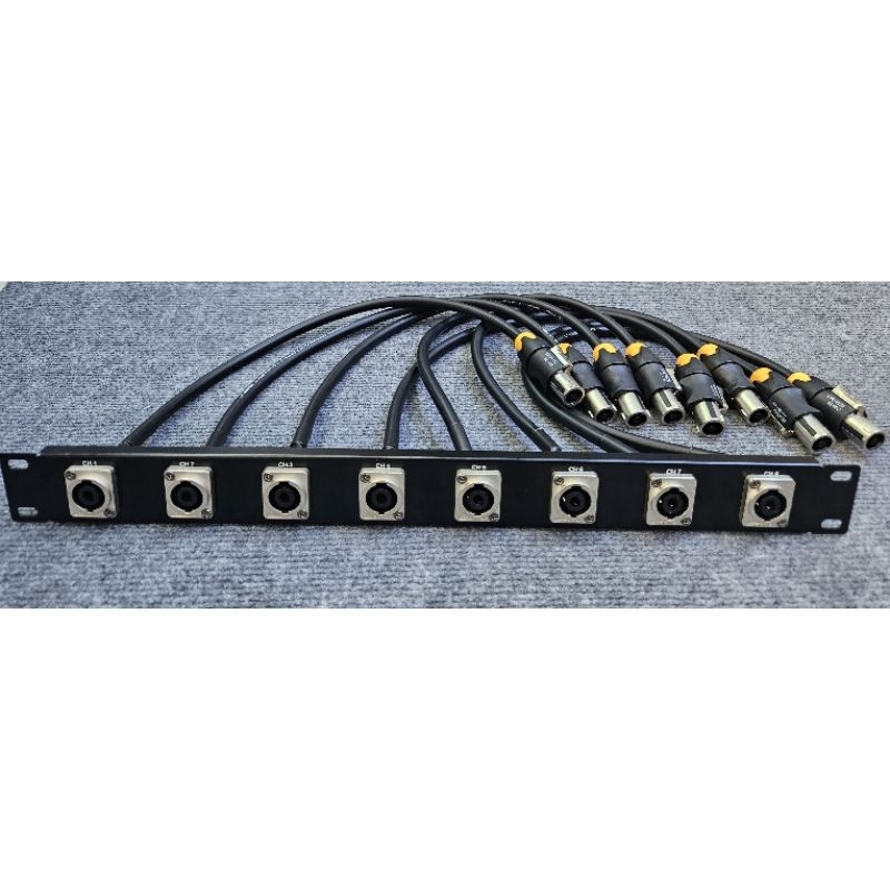 Biscong speaker jack splitter bar with 6,8,12 holes for cabinet ...