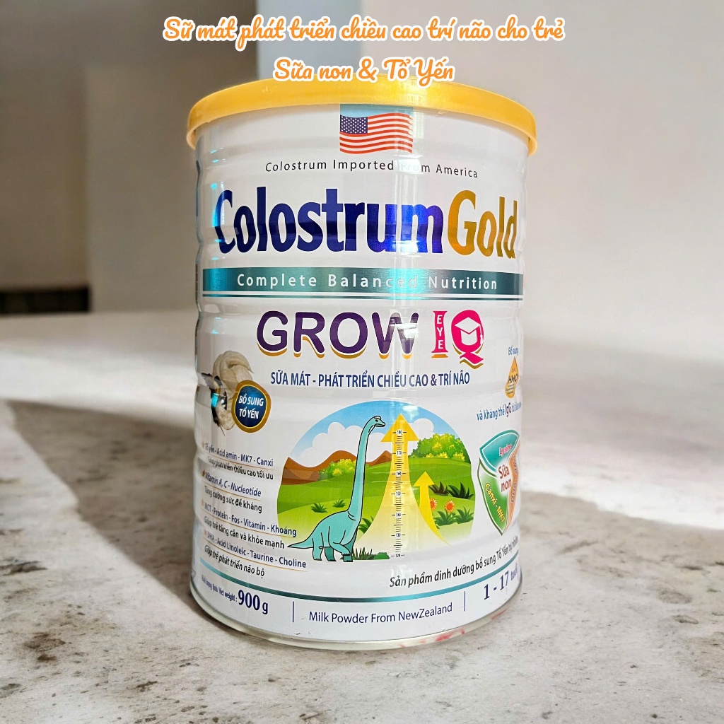 Cool milk for children to develop height and brain Colostrum Gold Grow ...