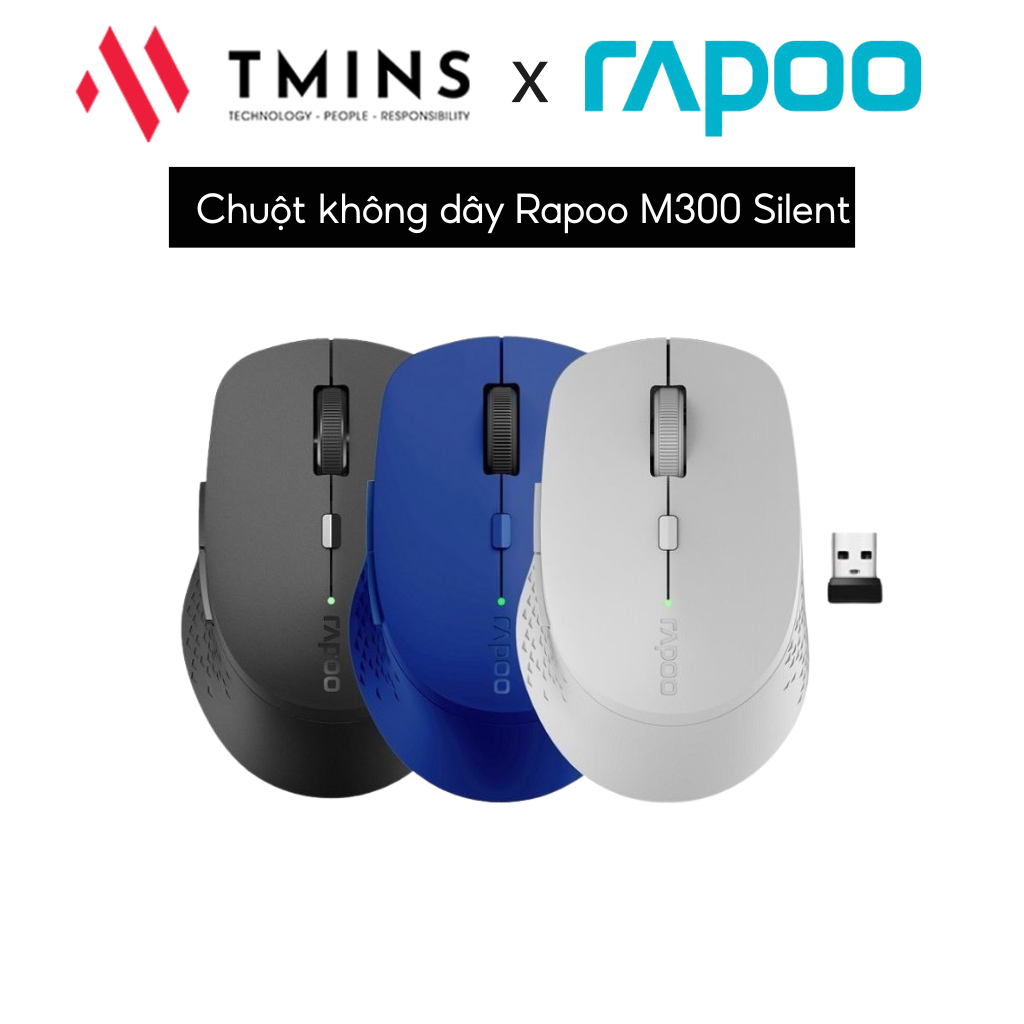 Rapoo M300 Silent wireless mouse - Genuine product | Shopee Singapore