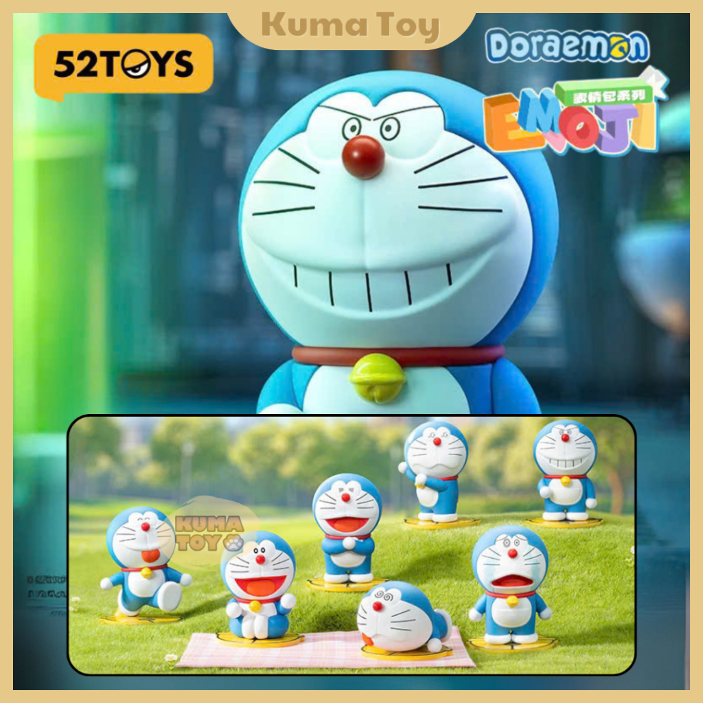 Blindbox Doraemon Emoji model with lovely expressions 52Toys - Premium Doremon random surprise ...