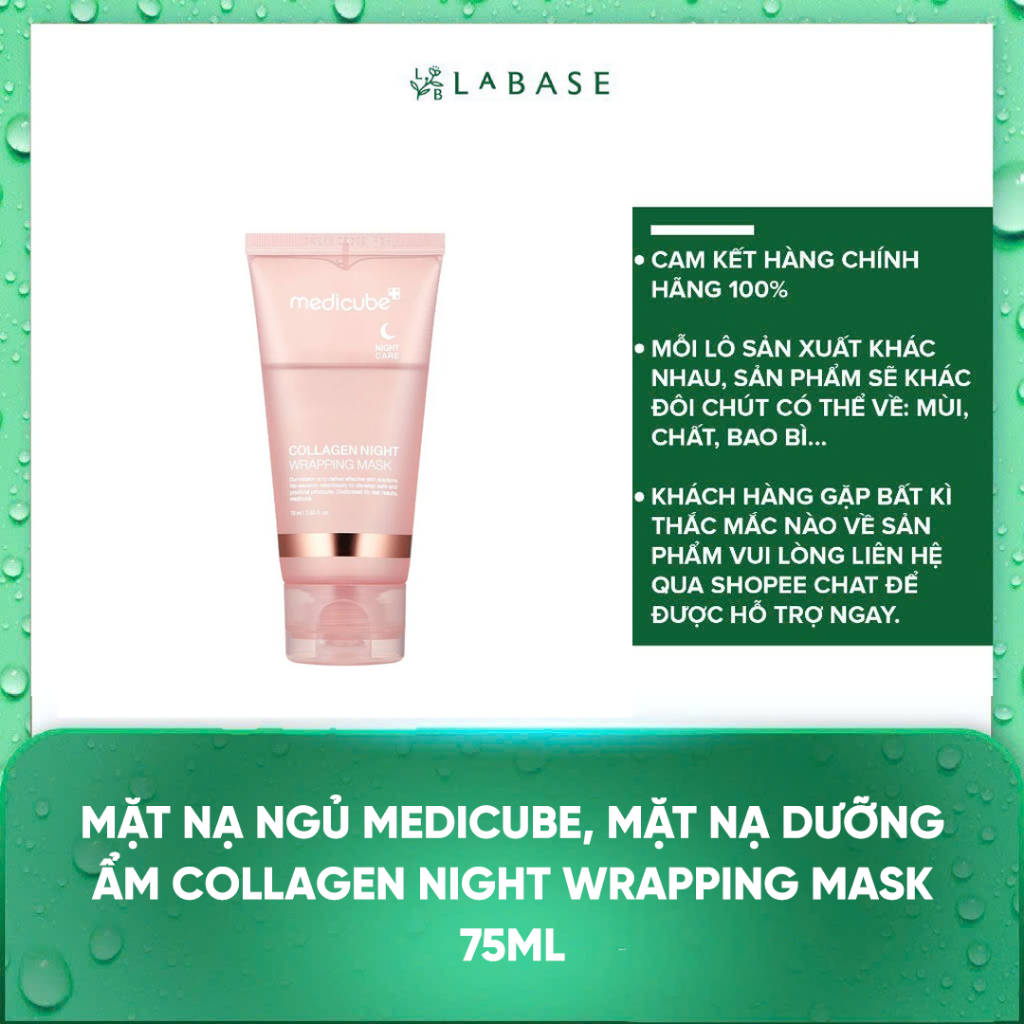 Medicube Sleeping Mask, Collagen Night Wrapping Mask 75ml | Shopee ...