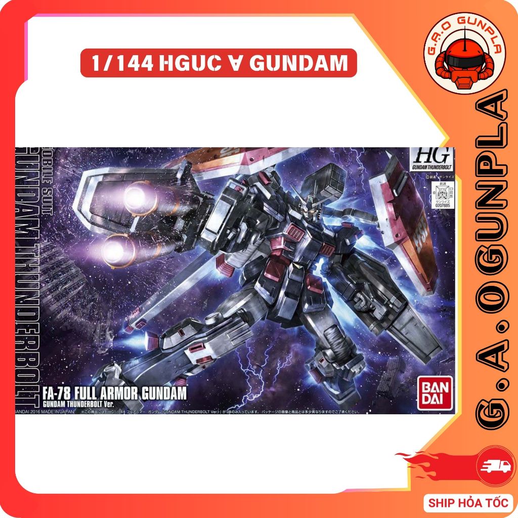 Genuine Bandai GUNDAM Assembly Model HG 1/144 FULL ARMOR GUNDAM [GUNDAM ...