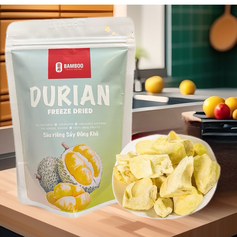 Sublimation-dried durian (freeze-dried), no sugar, no fried oil, crispy ...