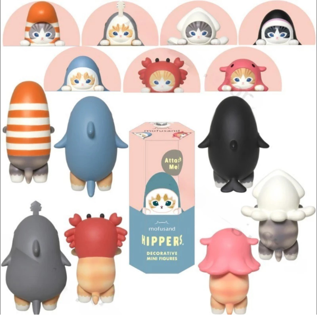 Mofusand HIPPERS (6 types +1 secret), LABUBU, CAPYBARA (12 types+ ...
