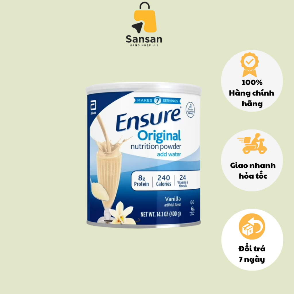 Ensure Original Nutrition Powder USA vanilla flavor 400g | Shopee Singapore