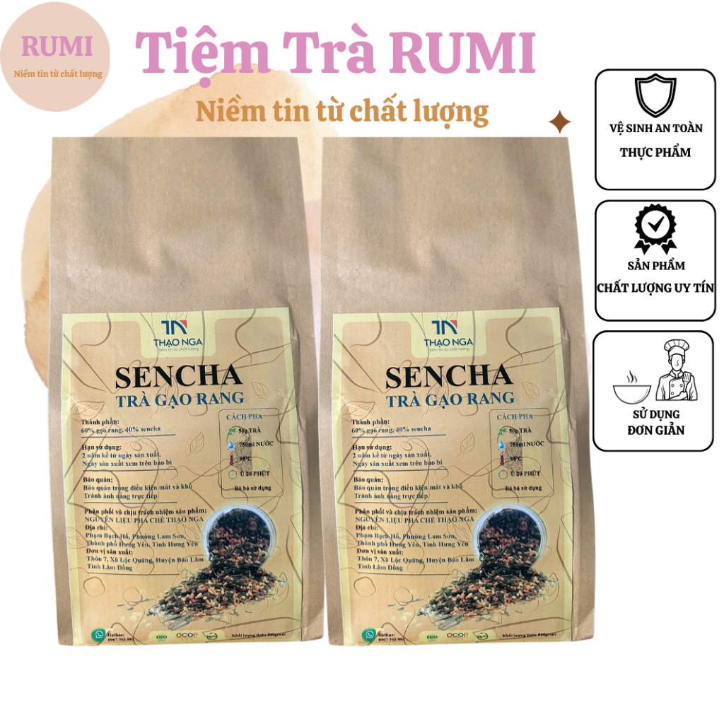 RUMI Roasted Rice Tea (500G PACKAGE) | Shopee Singapore