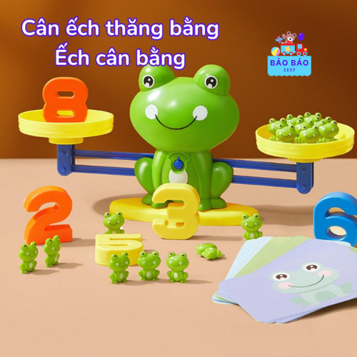 Kuromi Balancing Green Frog Toy Math Balance, Early Mathematics ...