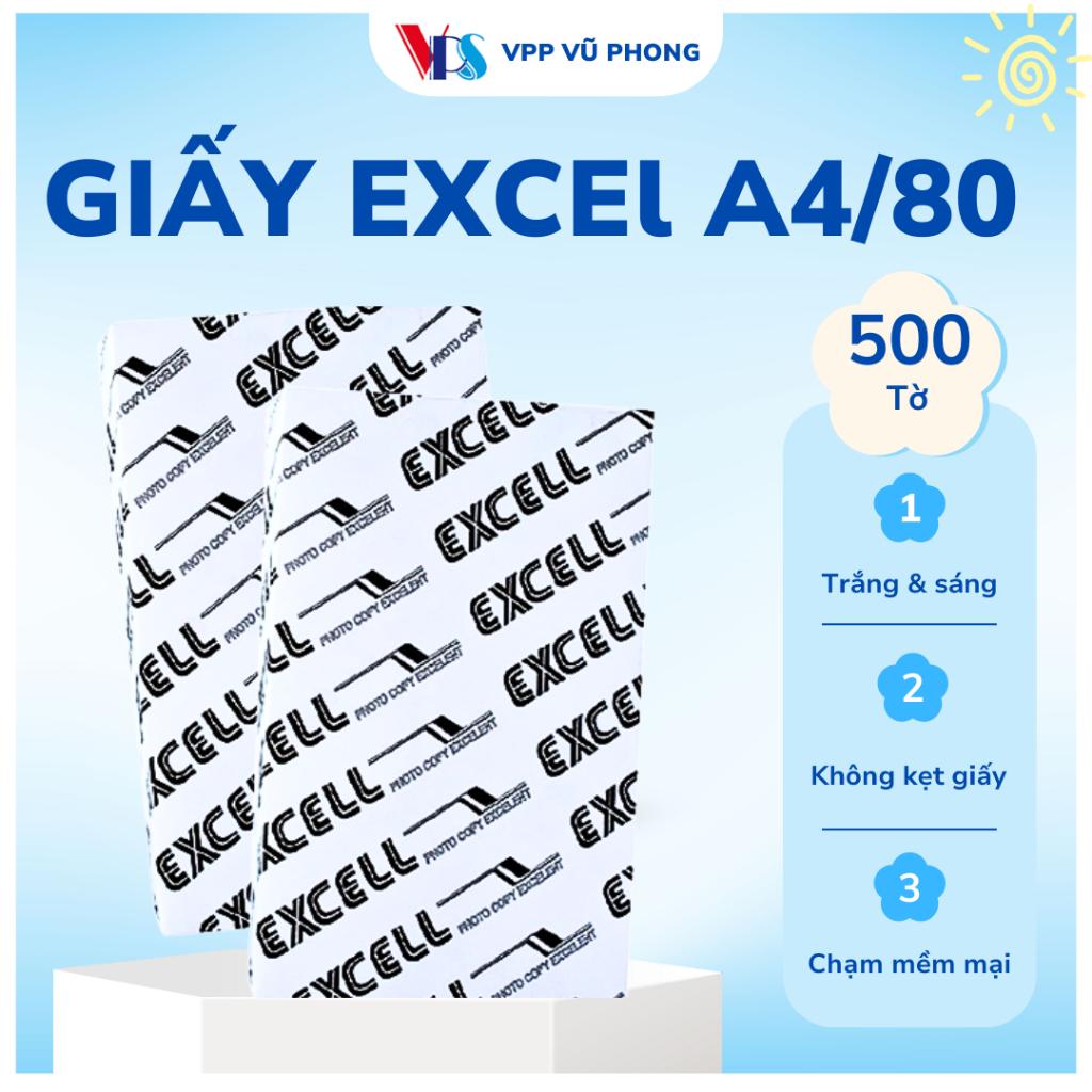 A4 Excel 80gsm paper (500 sheets) | Shopee Singapore