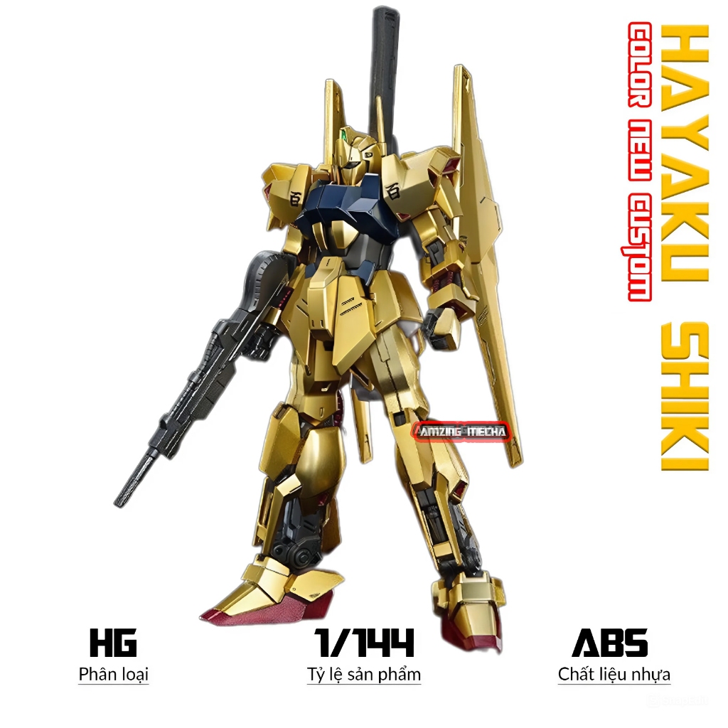 [Metalic Paint] HG Hayaku Shiki Model, 1/144 mecha Fighter, Plastic ...