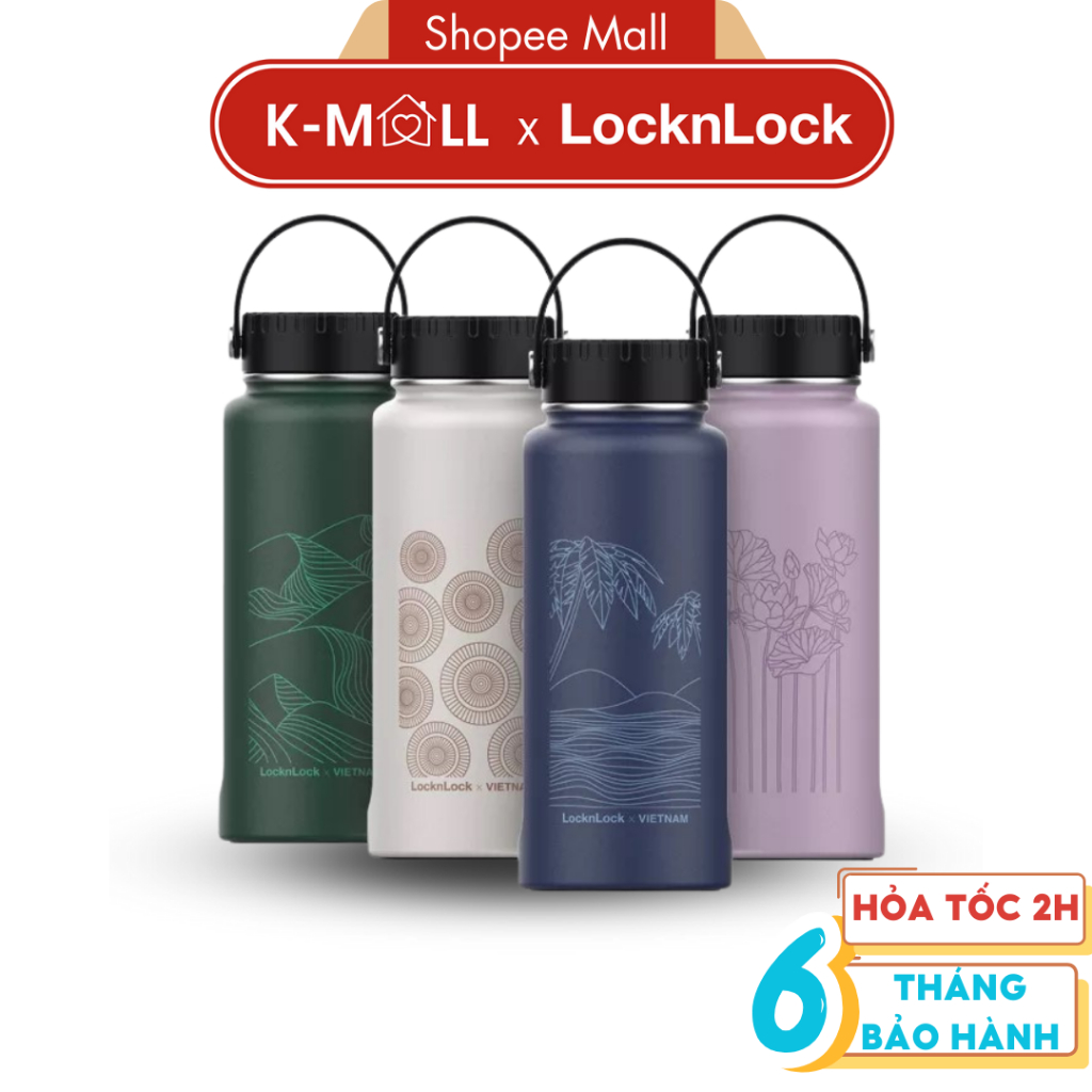 LocknLock Riga Tumbler Vietnam Edition thermos bottle 897ml LHC4160 ...