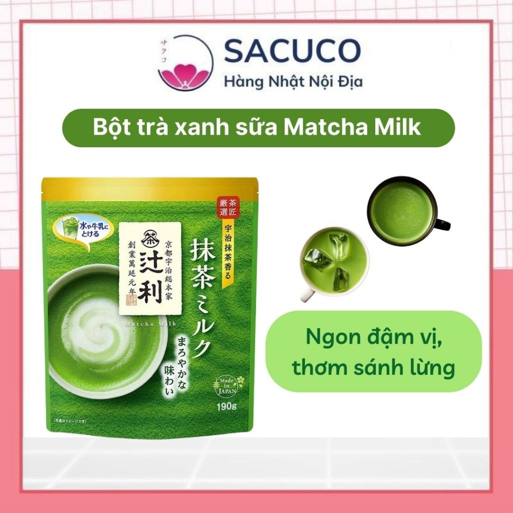 Japanese Matcha Milk Green Tea Powder 190g | Shopee Singapore