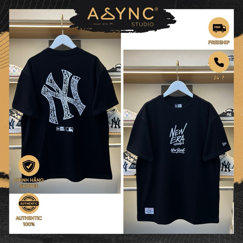 (Auth) New Era x MLB NY NewYork Graphics City Illusion Big Lux T-Shirt ...
