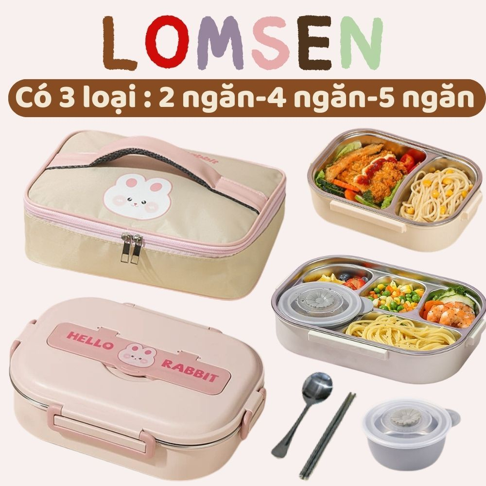 LOMSEN Stainless Steel 304 Thermal Lunch Box 1500ml Anti-rust, anti ...