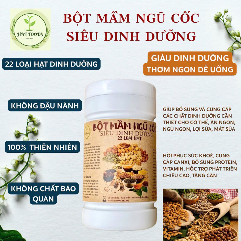Super nutritious cereal powder 22 types of grains 500gram | Shopee ...