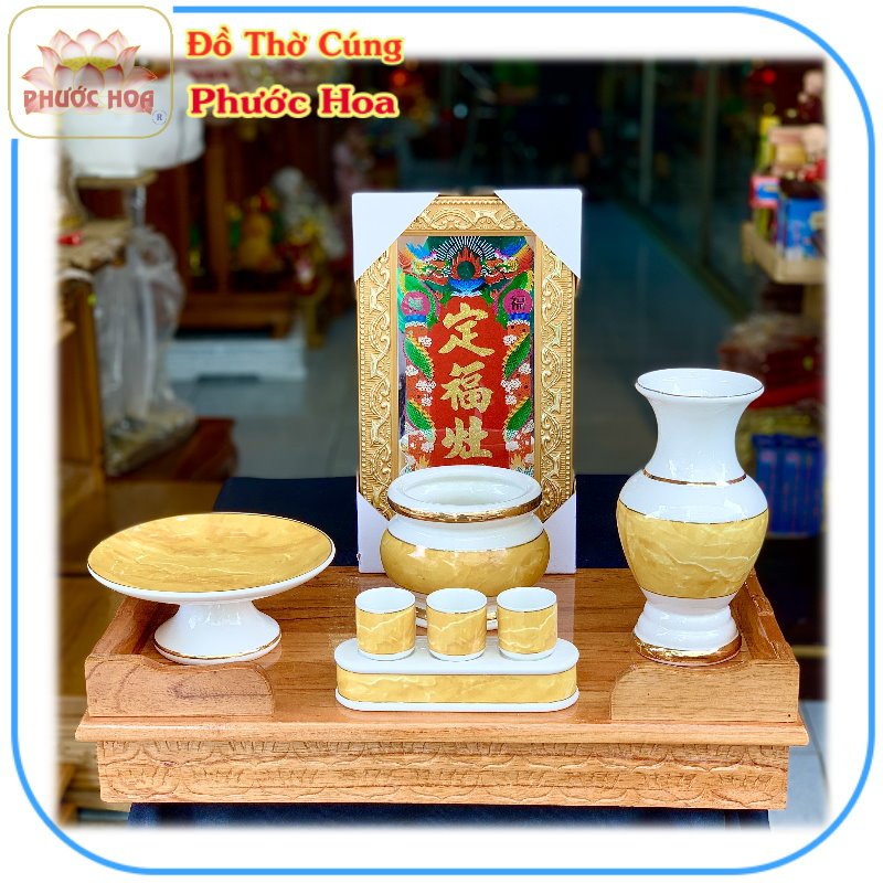 Complete set of Ong Tao altar, 48cm horizontal altar tray - 30cm deep ...