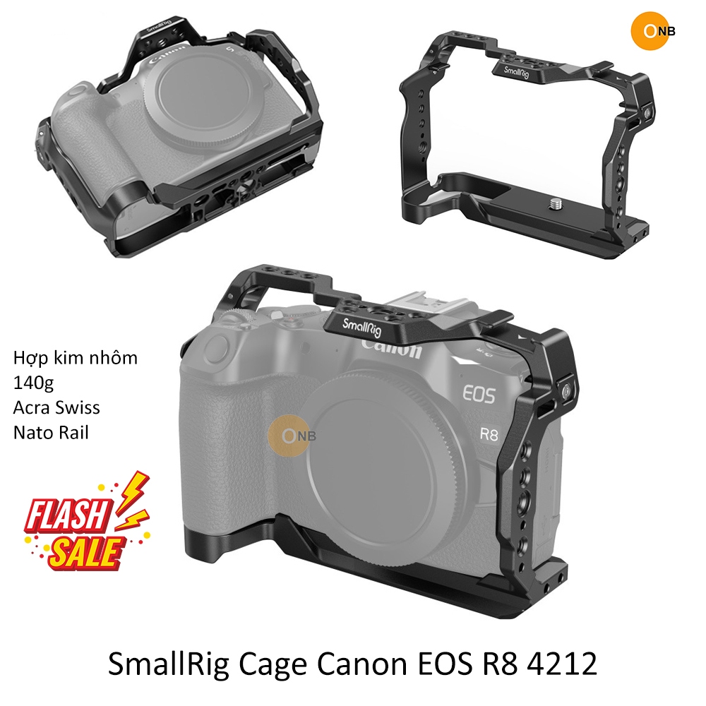 SmallRig Cage Canon EOS R8 4212 Protective Frame | Shopee Singapore
