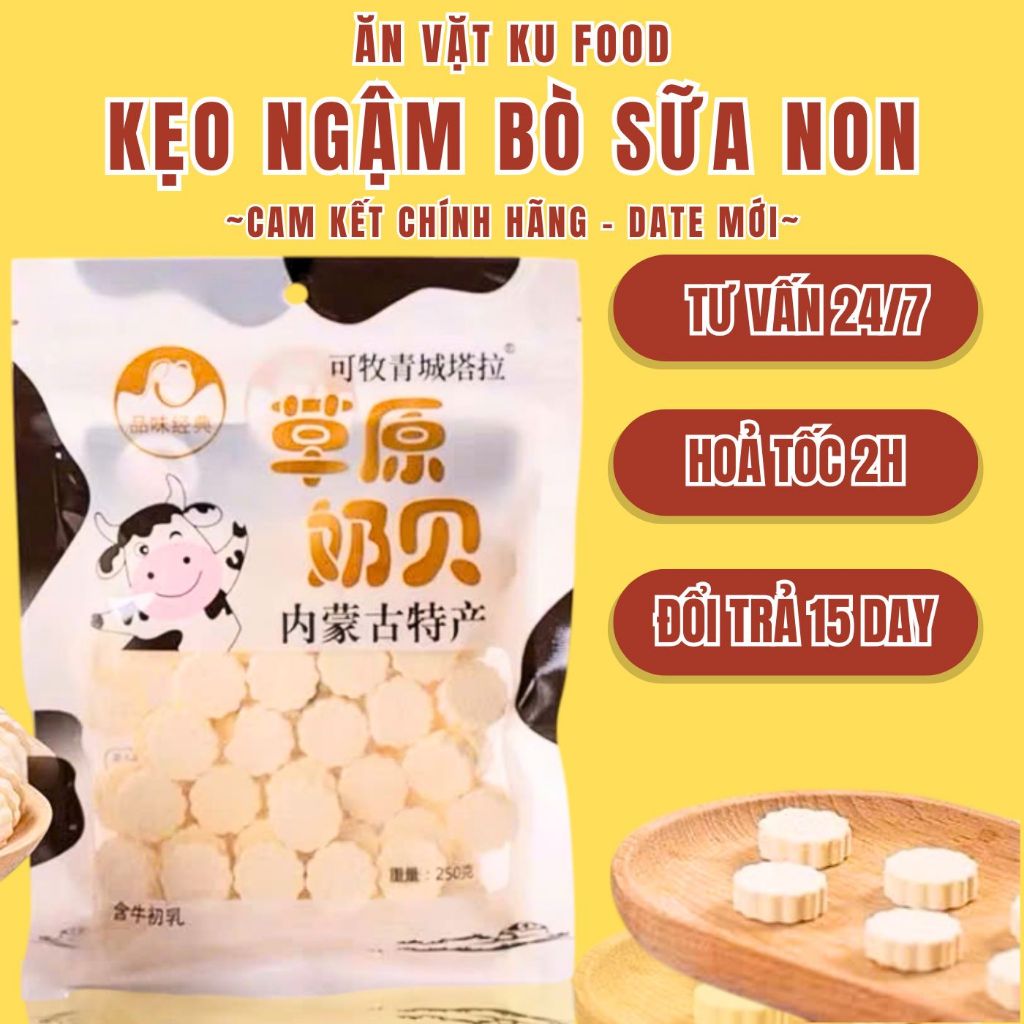 Mongolian Cow's Milk Candy Tablets 250g - Colostrum Cow's Milk Candy ...