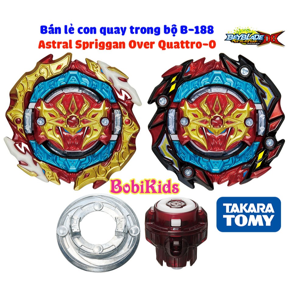 BEYBLADE - (RETAIL B-188) - Astral Spriggan Over Quattro-0 | Beyblade ...