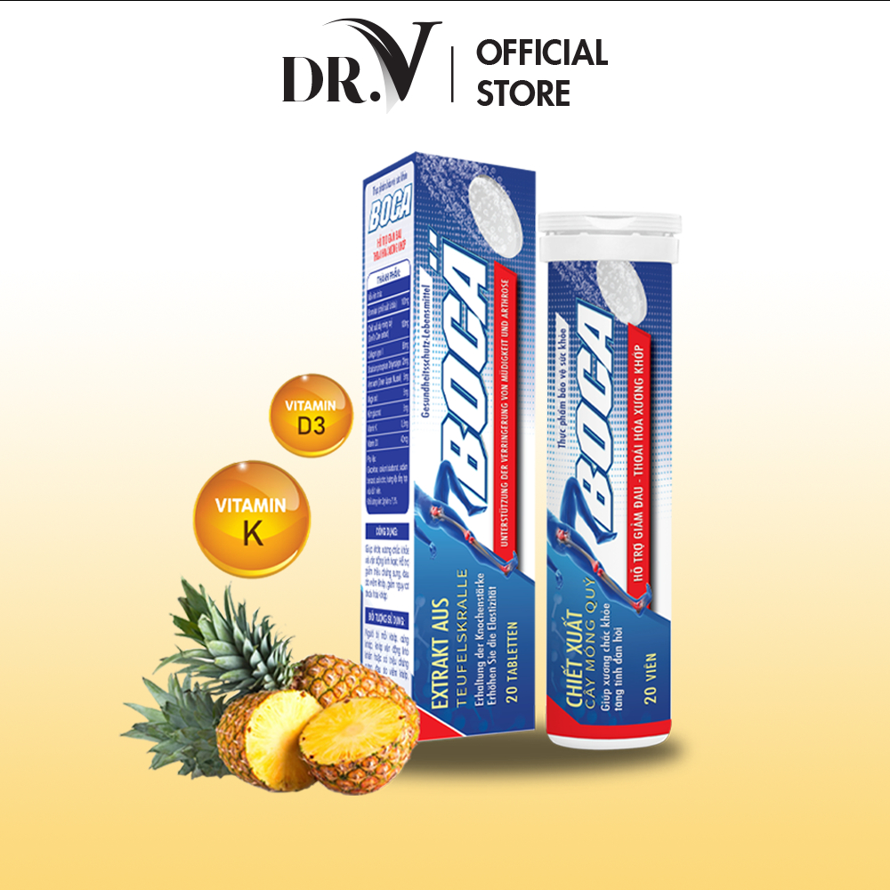 Boca bone and joint effervescent tablets help relieve bone and joint ...